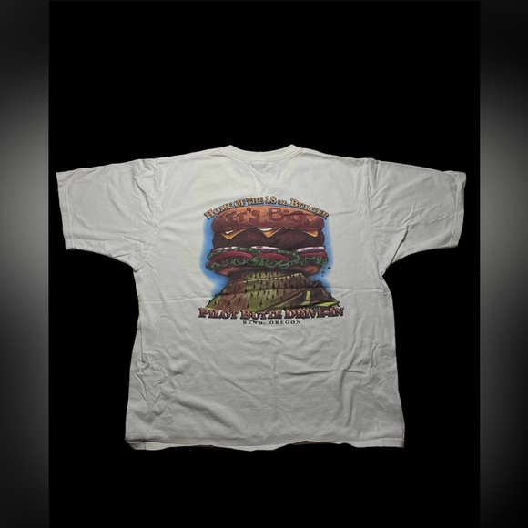 Shirts | Vintage Pilot Butte Drive In Bend Or Oregon Big Burger White ...